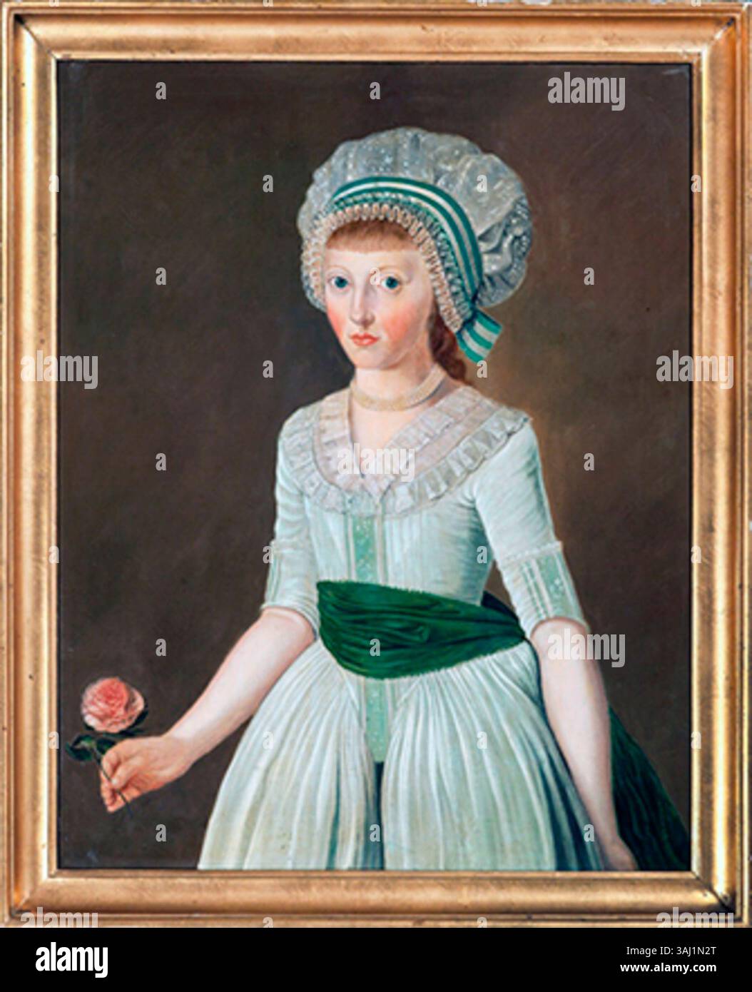 This portrait, created between 1785 and 1794, portrays Odilia Amelia ...