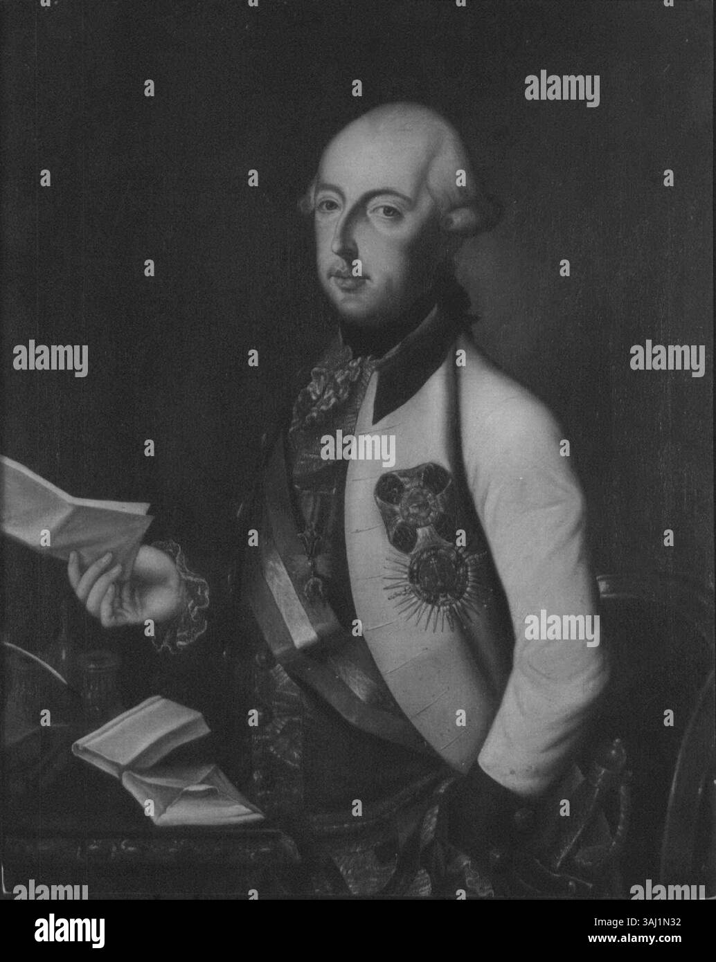 This 18th-century portrait of Joseph II, Emperor of Austria, painted ...
