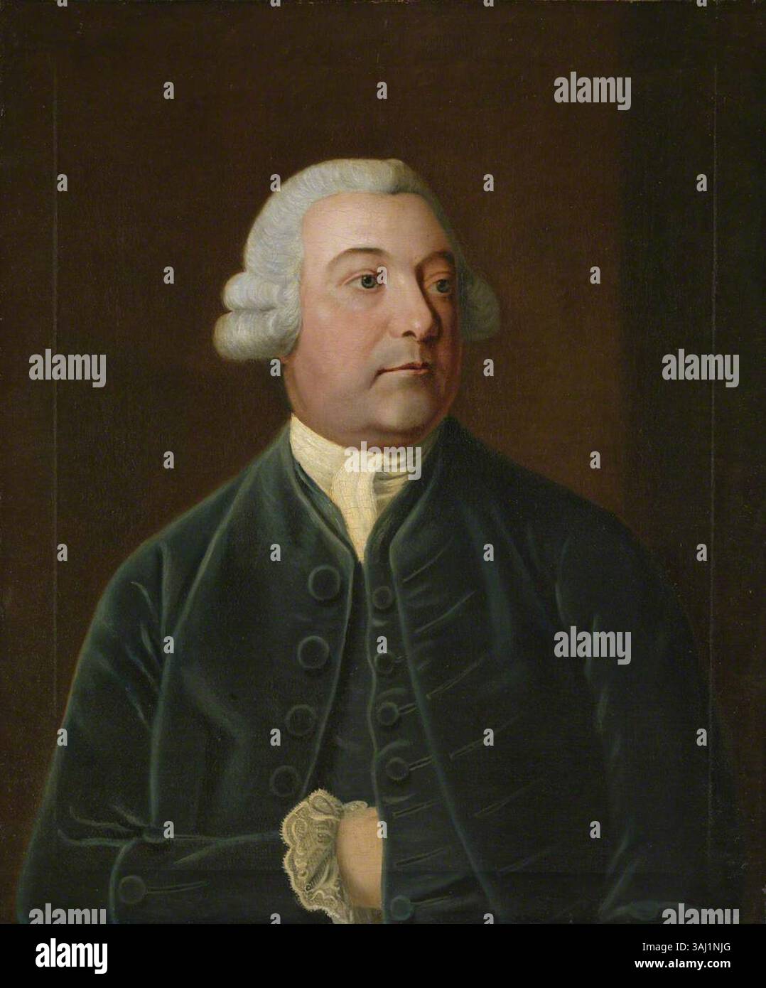 Portrait of Sir Thomas Slade (1703-1771), painted by the British School ...