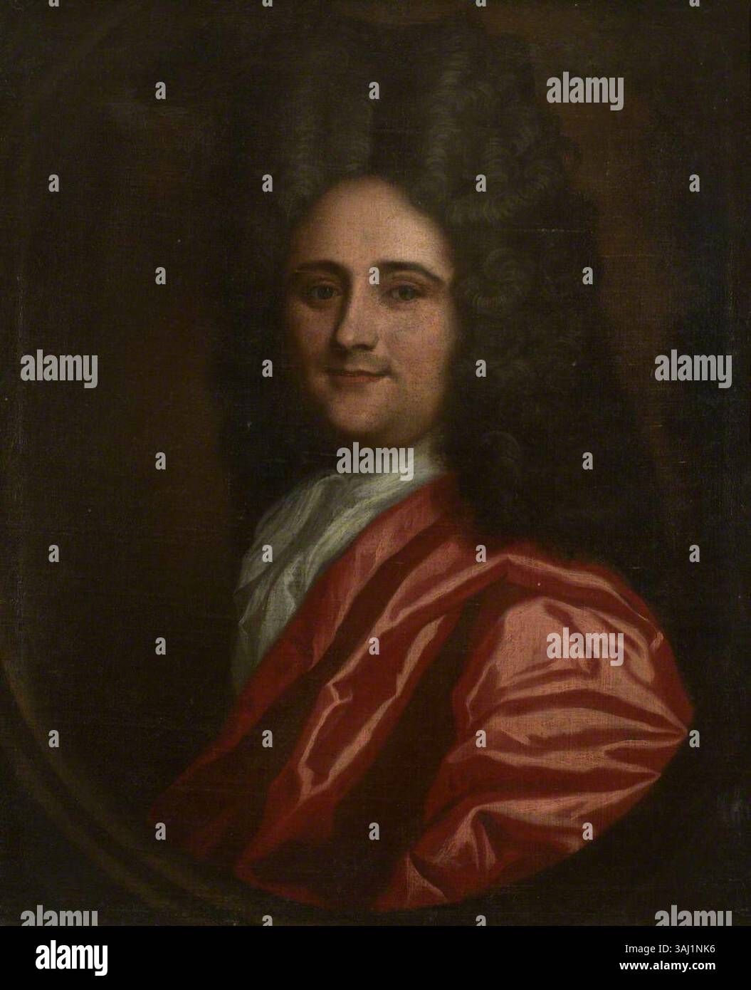 This portrait depicts a member of the Dryden family, created between 1700 and 1799. It is an oil ...