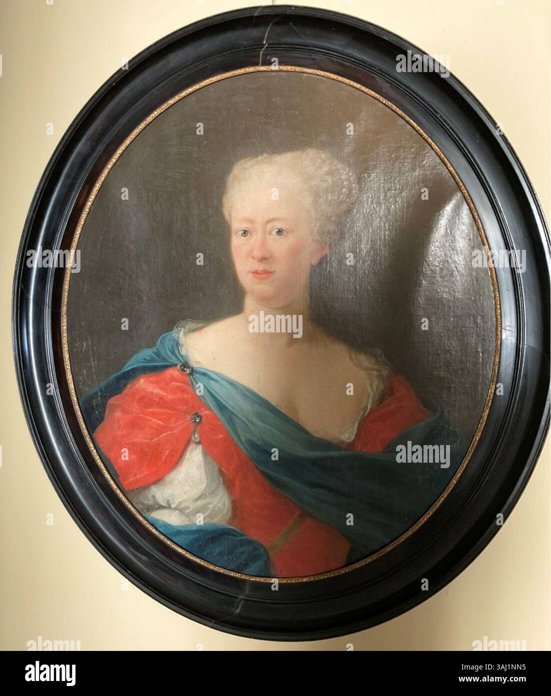 This 1740 portrait by Jan Abel Wassenbergh depicts Yberta Louisa ...