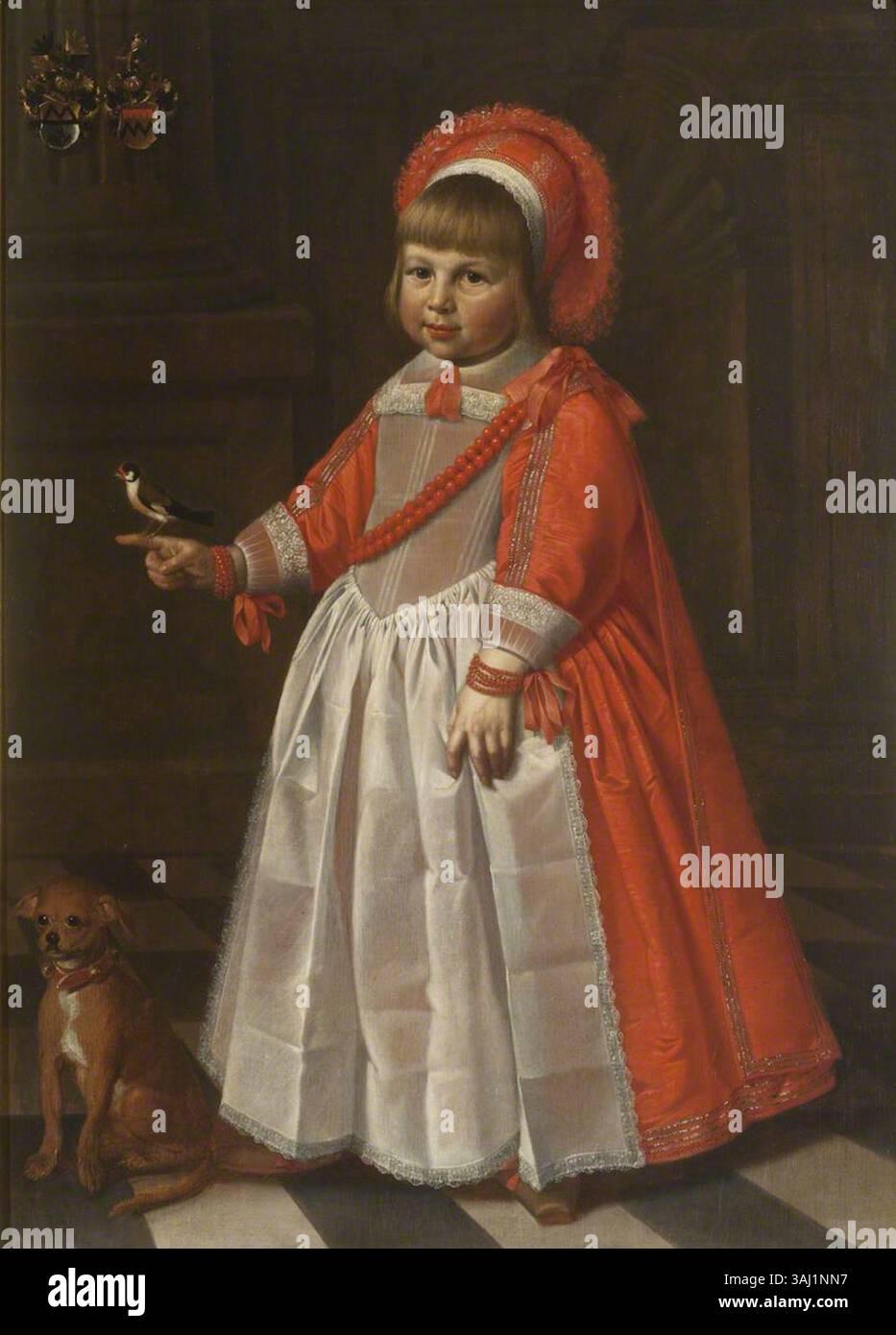 This portrait from the German (Cologne) School, painted circa 1630-1631, depicts a younger ...