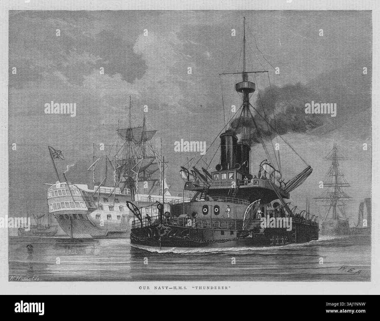 This wood engraving from *The Graphic* (10 February 1877) showcases the ...