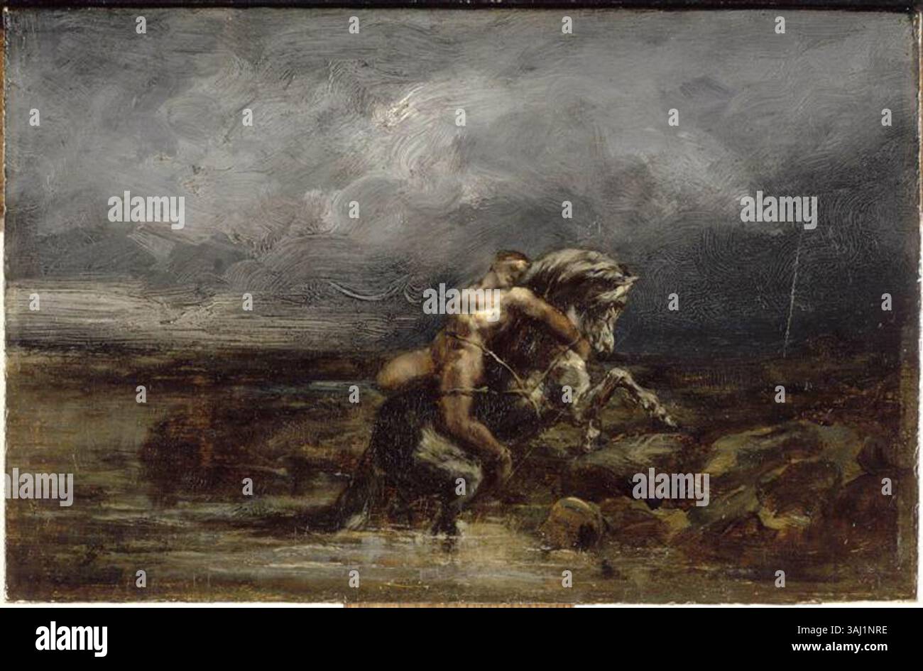 'Mazeppa' by Théodore Géricault, painted in the 19th century, depicts ...