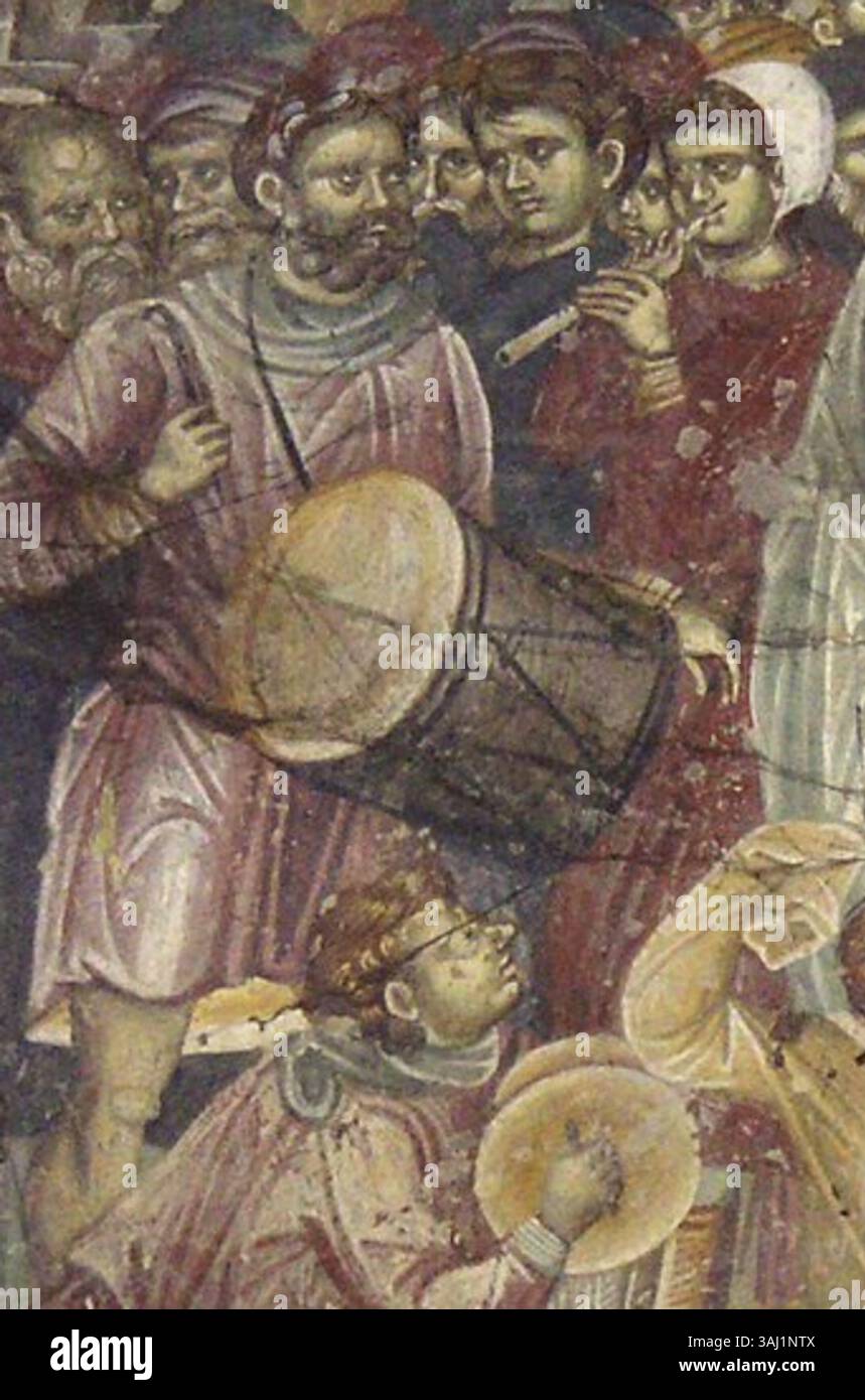 This fresco from the Church of St. George, painted by Michael Astrapas ...