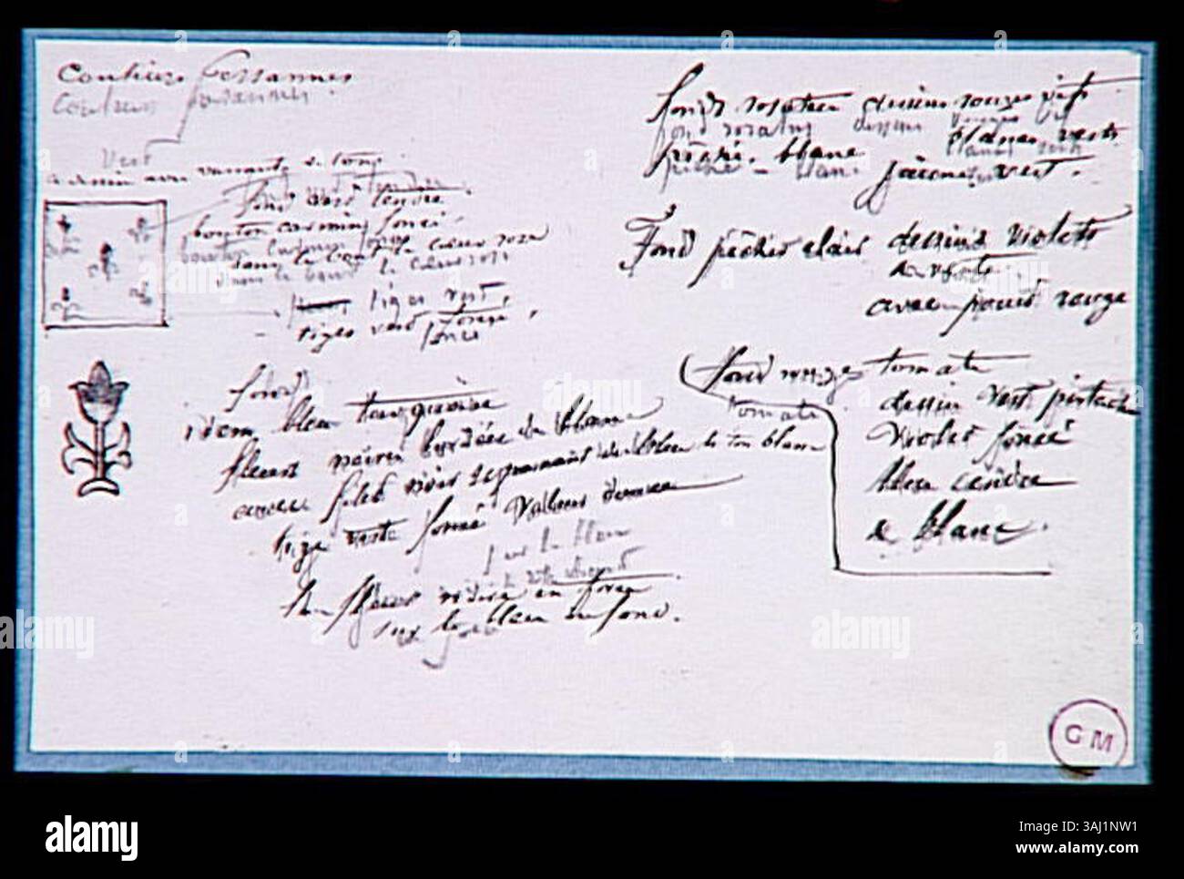 This collection of notes and sketches by Gustave Moreau showcases the ...