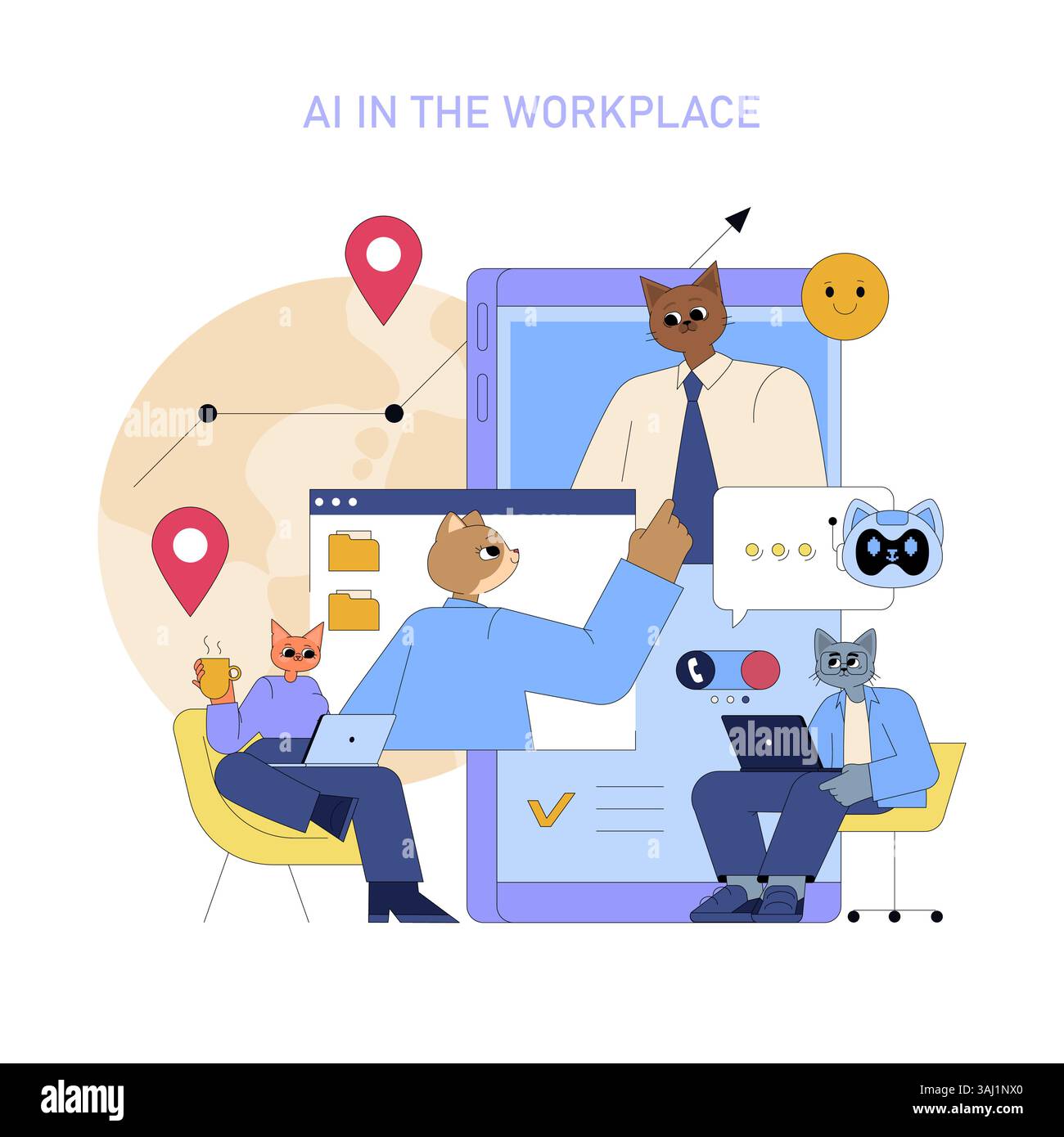 AI integration in modern workplaces enhances collaboration and ...