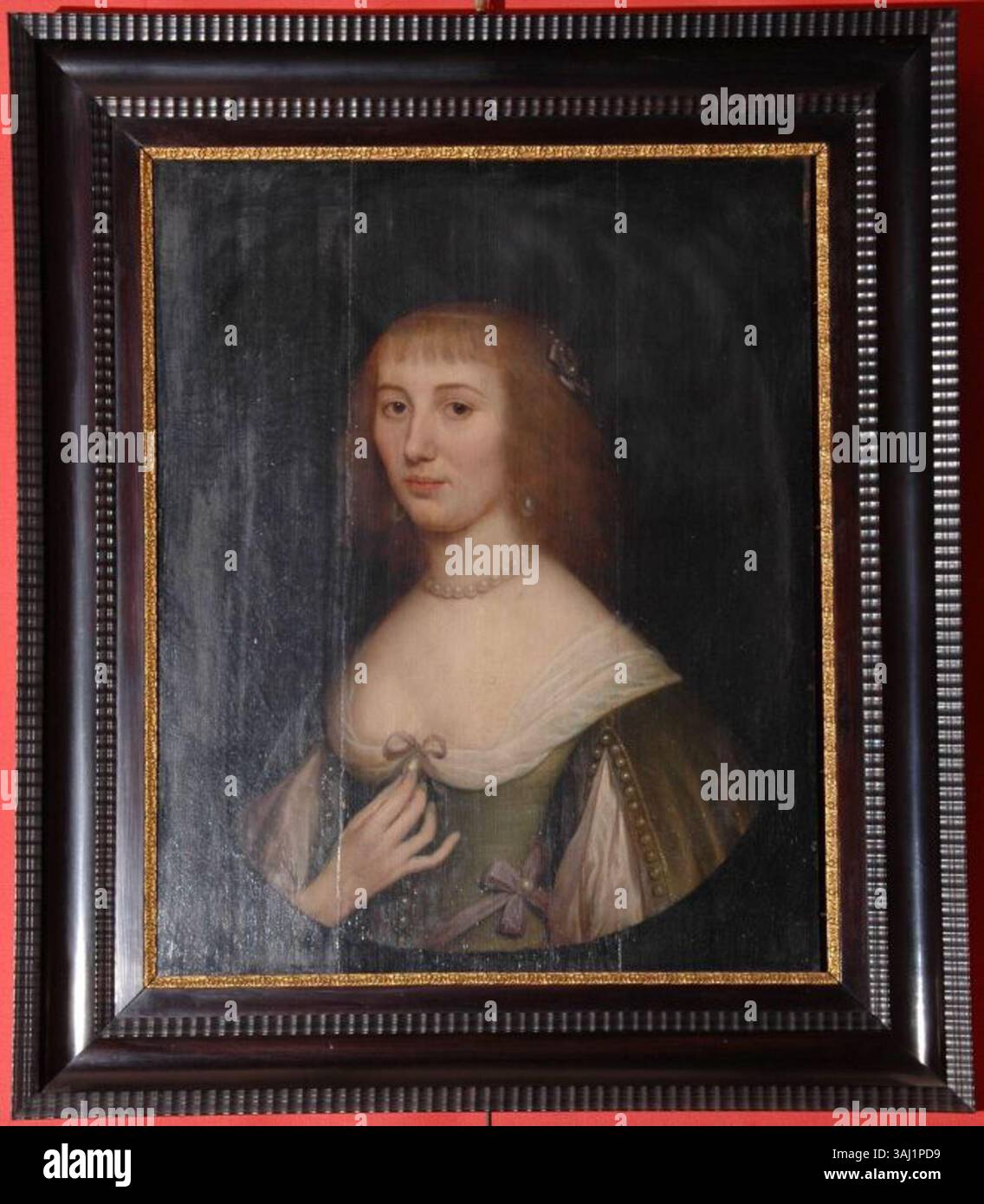 This 1664 oil on panel portrait depicts Eduarda Lucia Gerroltsdr. van ...