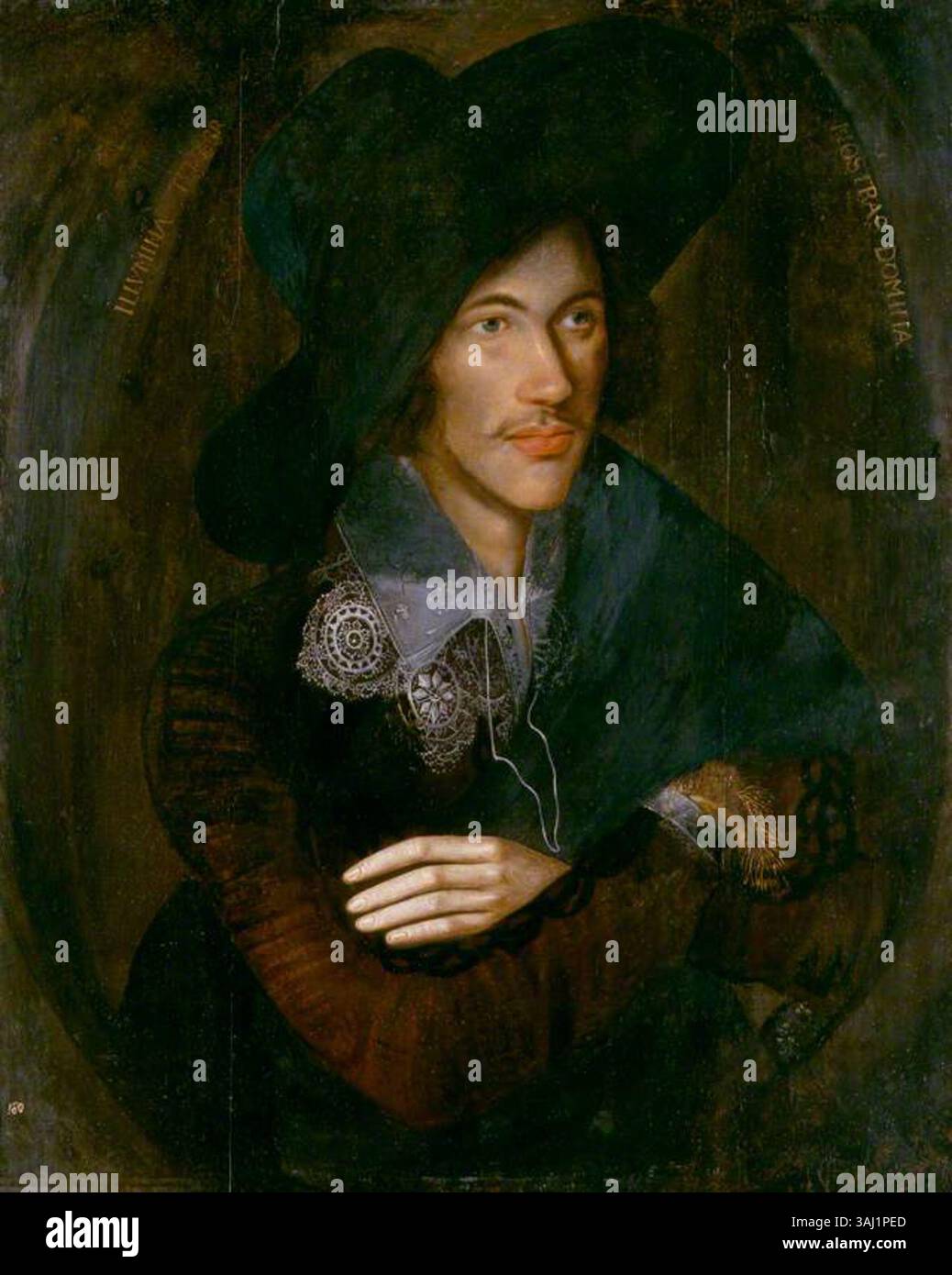 A circa 1595 portrait of John Donne, the English poet and cleric. This ...