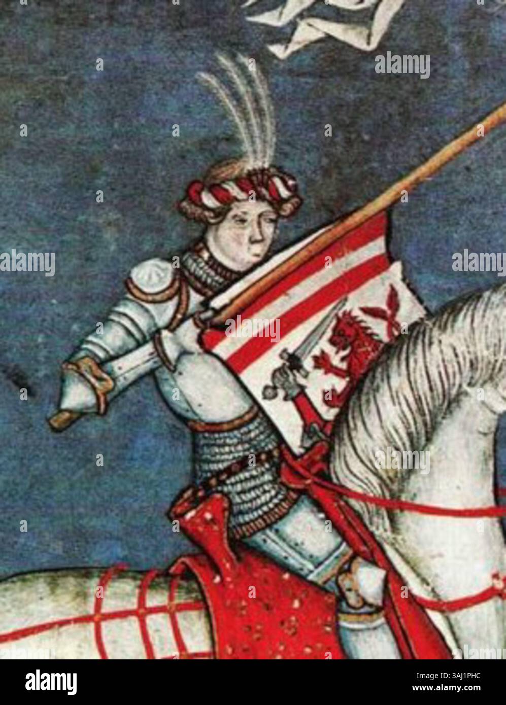 This image, from the Hrvoje’s Missal, represents a fragmentary ...