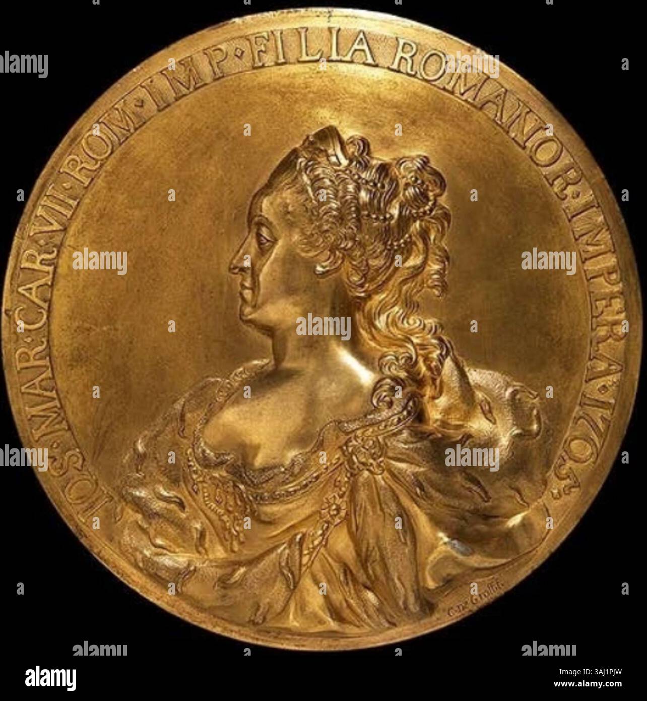 Bust of Maria Josepha of Bavaria, Holy Roman Empress and Queen of ...