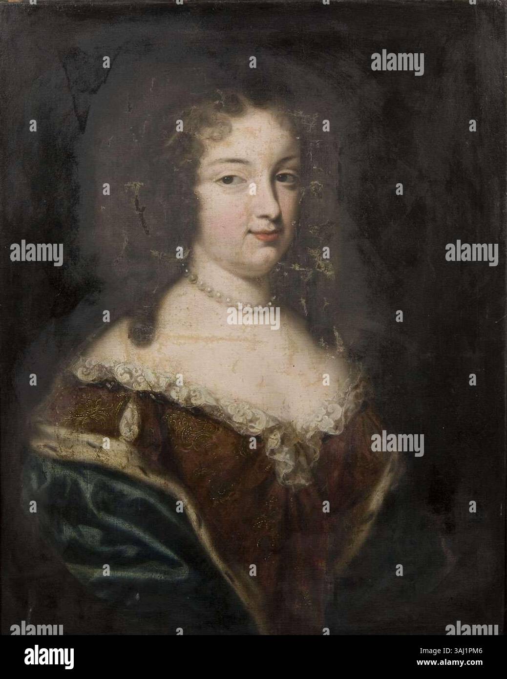 This 17th-century portrait, attributed to the circle of Pierre Mignard ...