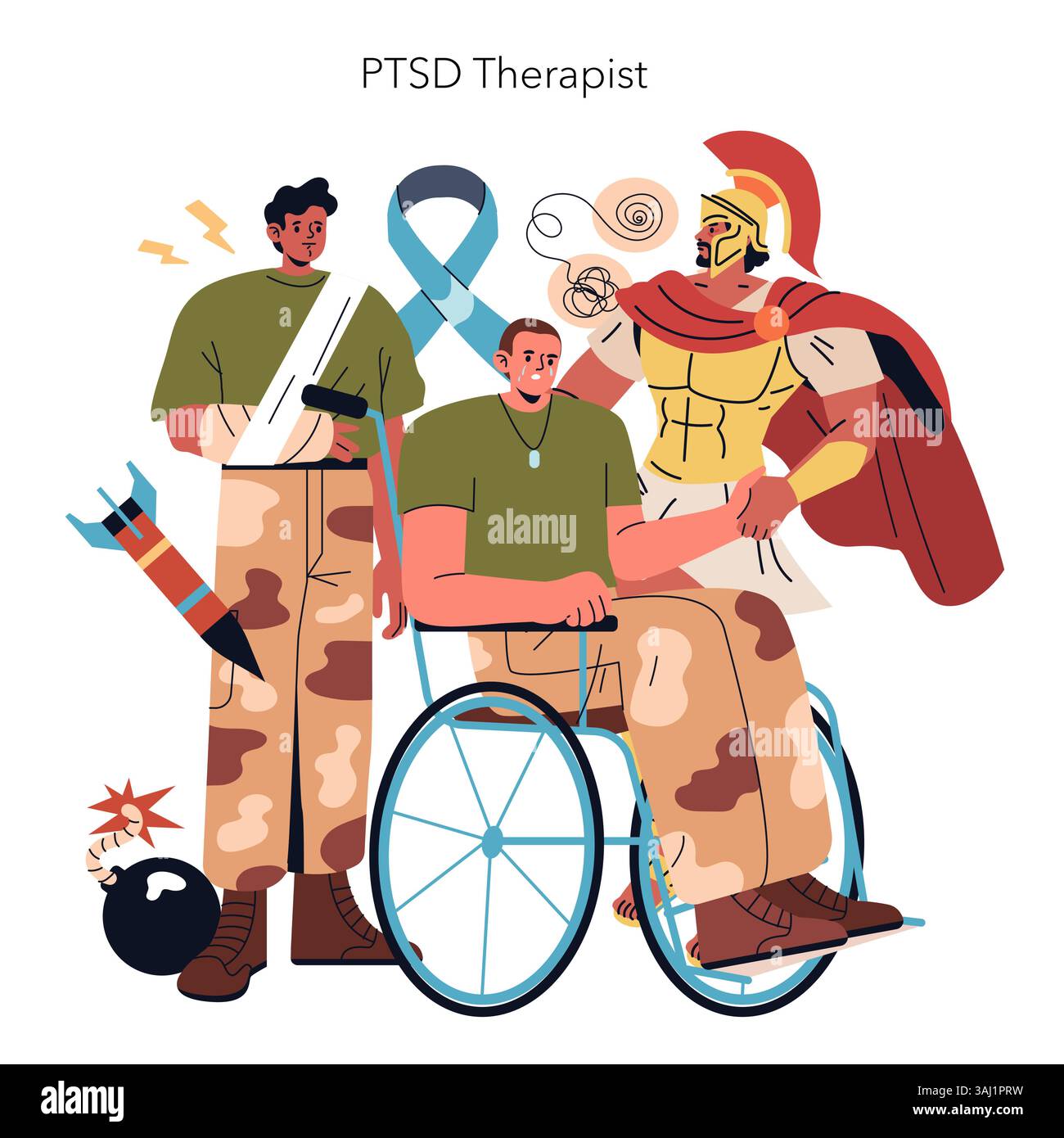 Ptsd therapy veterans Cut Out Stock Images & Pictures - Alamy
