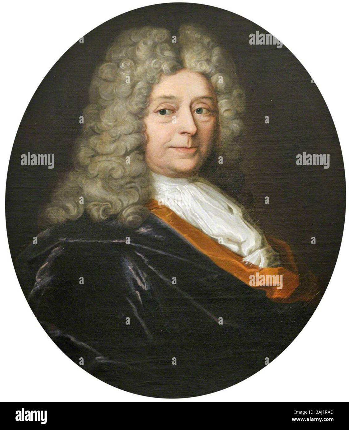 This portrait, painted circa 1725 by the British (English) School, depicts Reverend Richard Hill ...