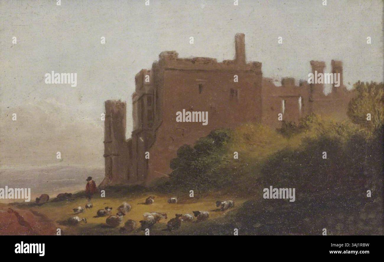 An oil painting attributed to Joseph Stannard, depicting a ruined ...