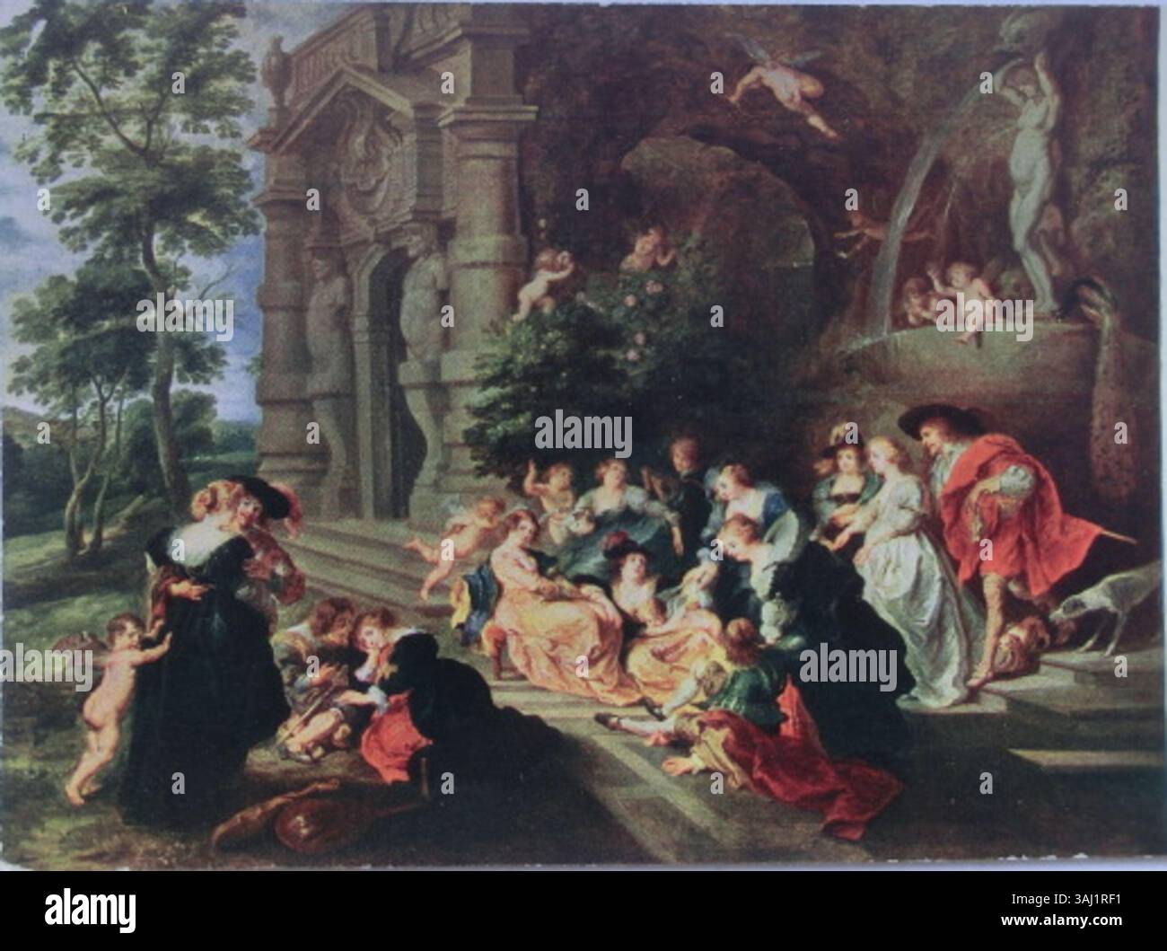 Peter Paul Rubens' 'The Garden of Love' (1630s), housed in the ...