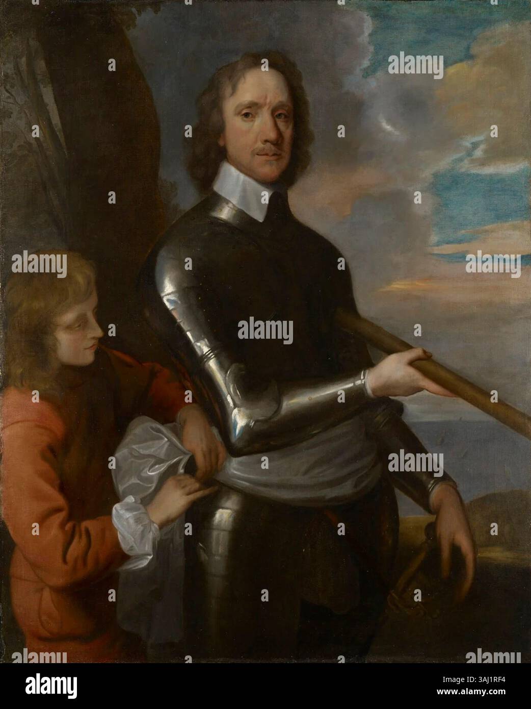 This portrait, painted by Robert Walker circa 1649, depicts Oliver ...
