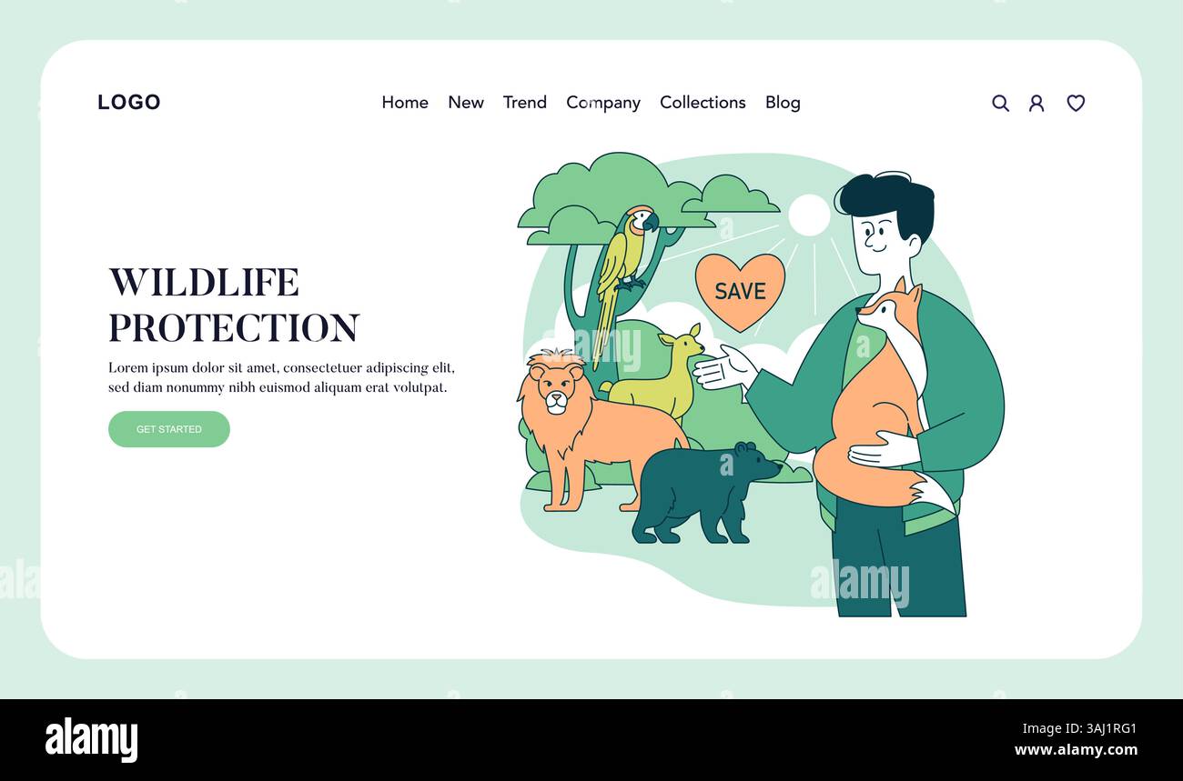 Animal rescue efforts Stock Vector Images - Alamy