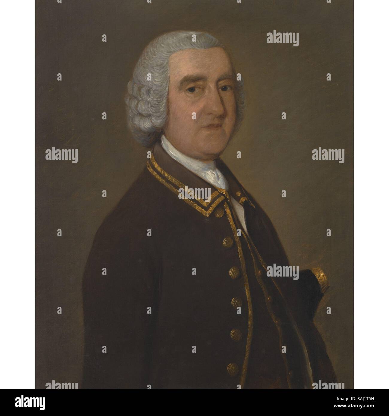 This 1759 portrait by Thomas Gainsborough depicts Richard Lowndes. The ...