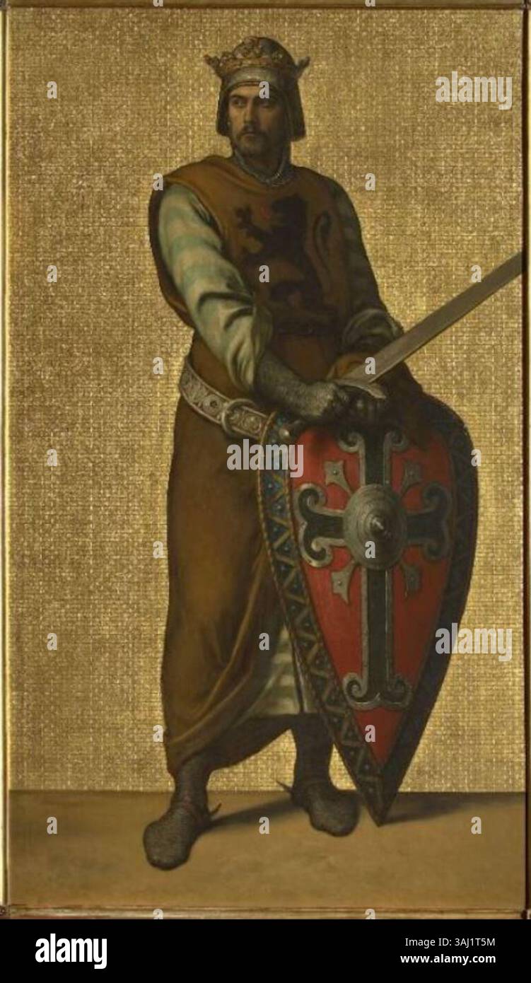 Louis Gallait’s portrayal of Robert II of Flanders for the hemicycle of ...