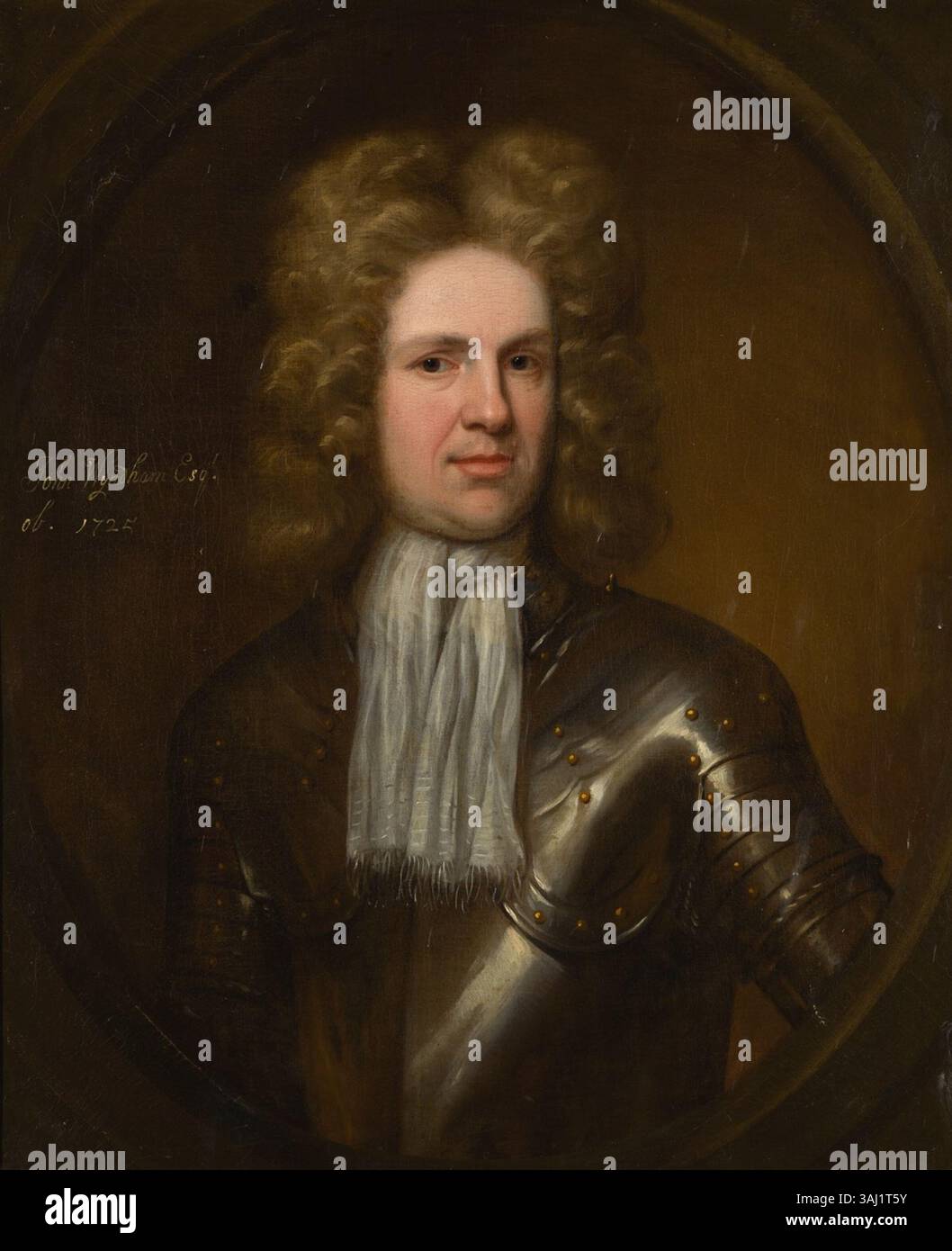 This portrait, attributed to Michael Dahl, depicts Colonel John Wyndham ...