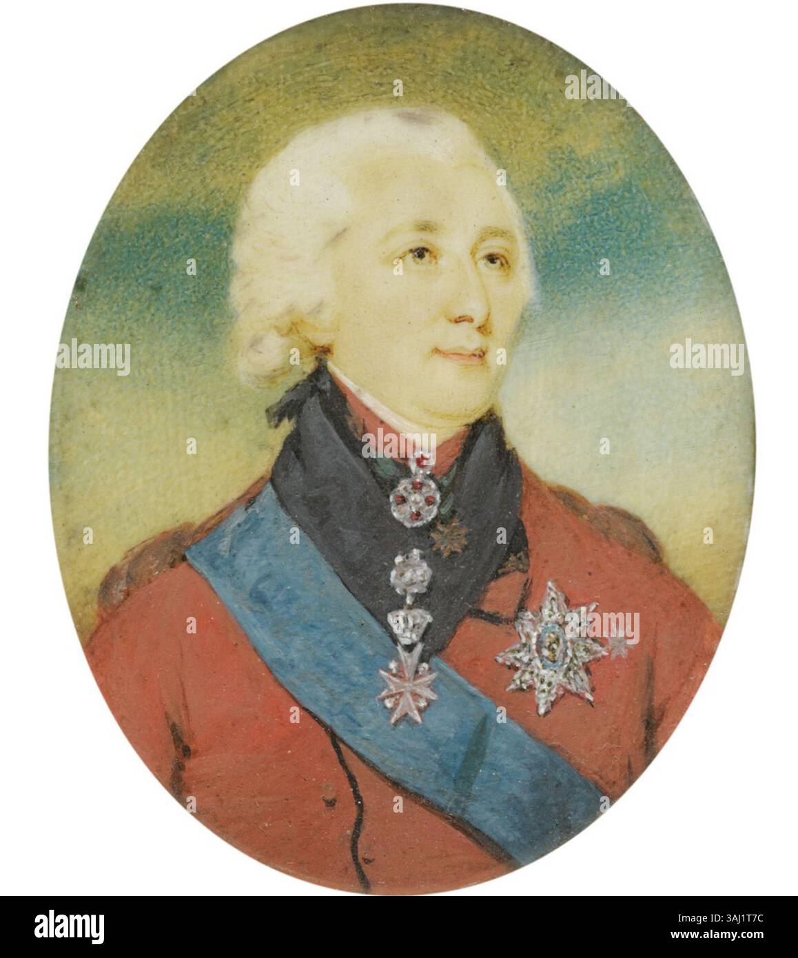 This 1800 portrait of Ivan Pavlovich Kutaisov, painted by Edward Miles ...