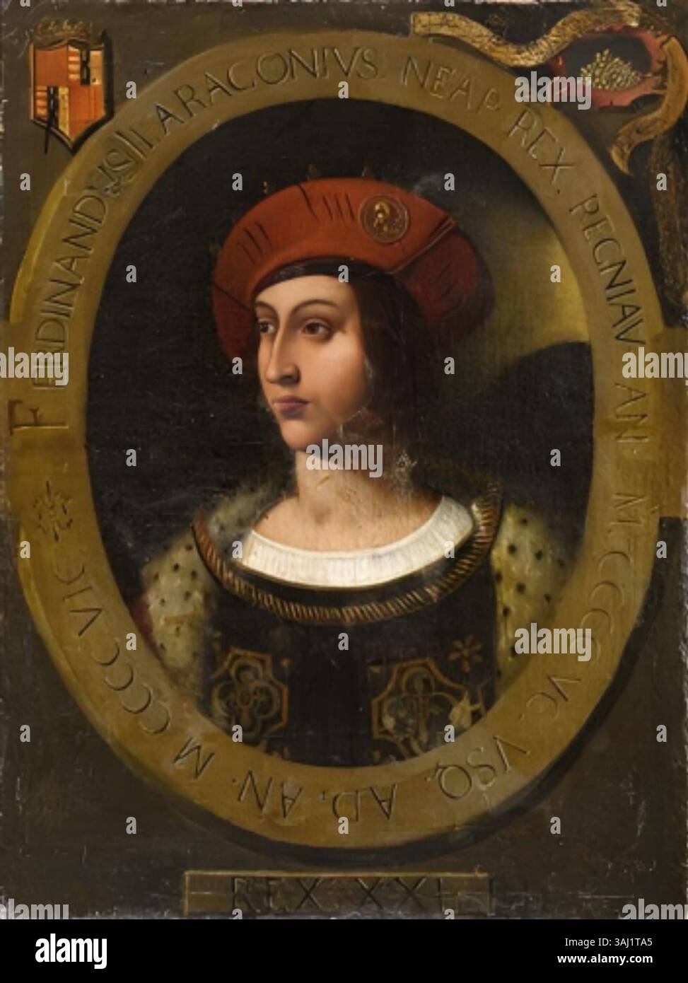 This 17th-century Italian portrait depicts Ferdinand II of Aragon, King ...