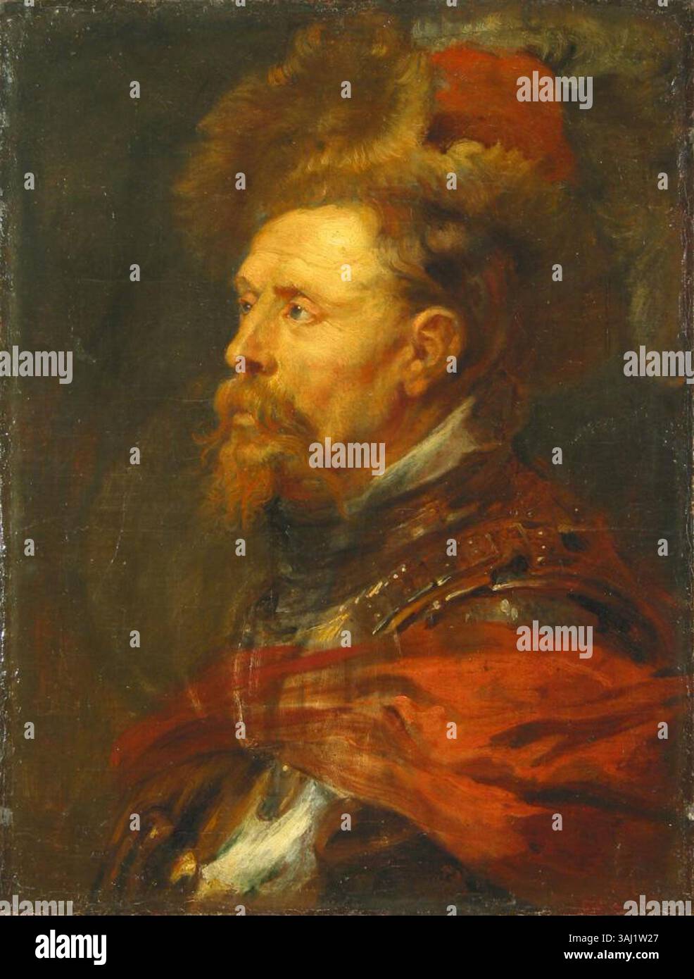 This 17th-century oil painting, attributed to a follower of Peter Paul ...