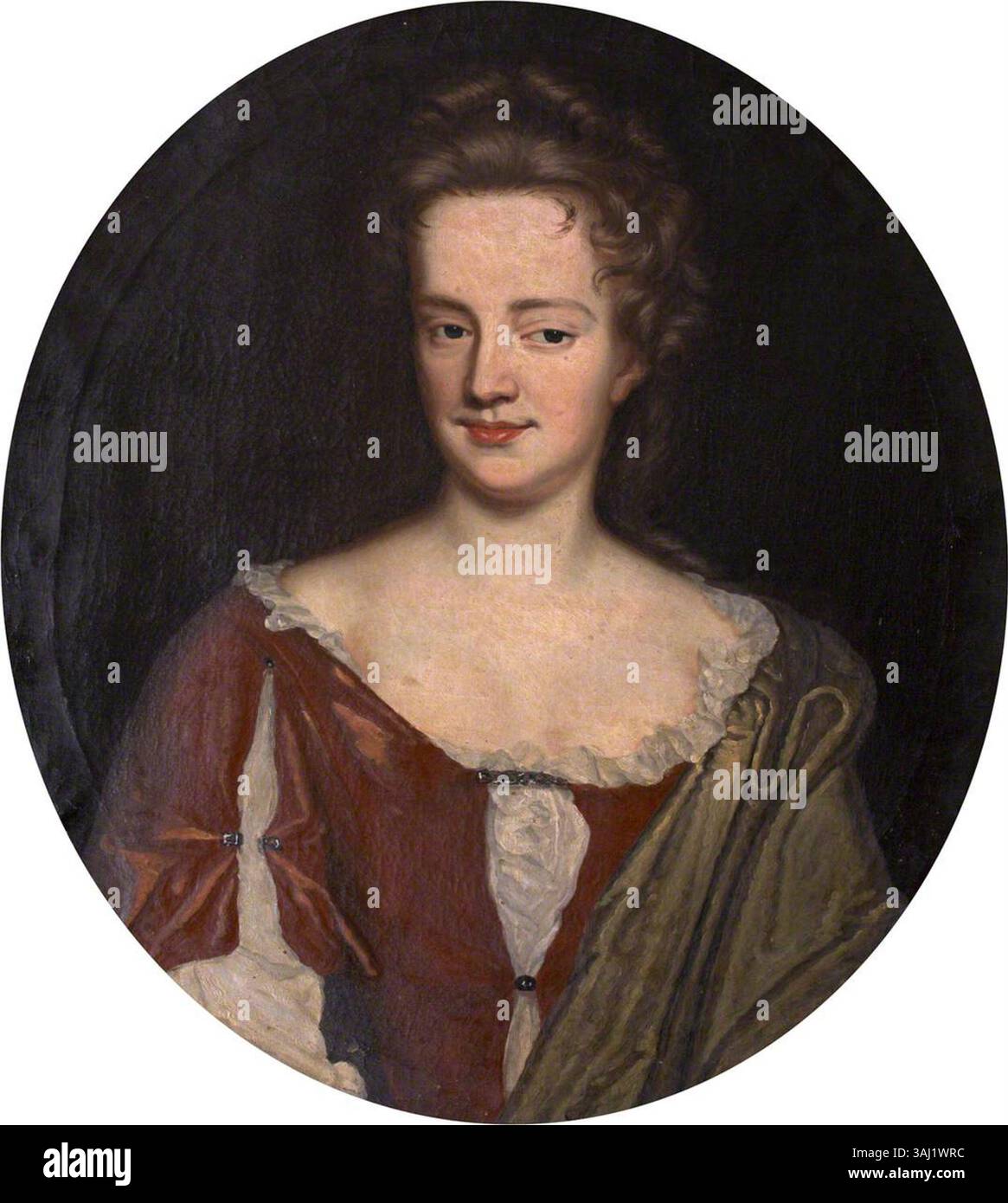 Anonymous painting of Mrs. (Judge) Walrond, circa 1710, in the style of ...