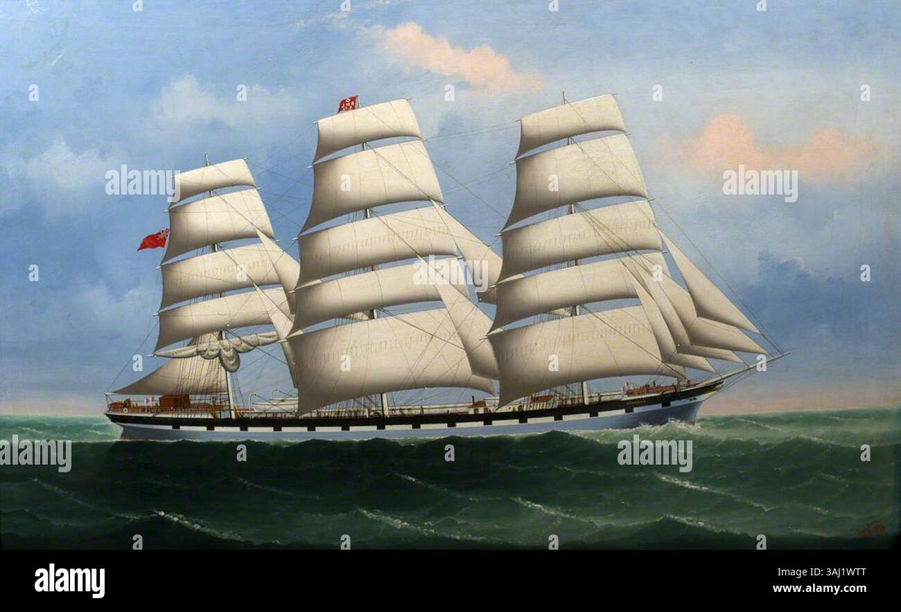 'Riversdale' is a 1898 oil painting by Lai Fong, depicting the estate ...