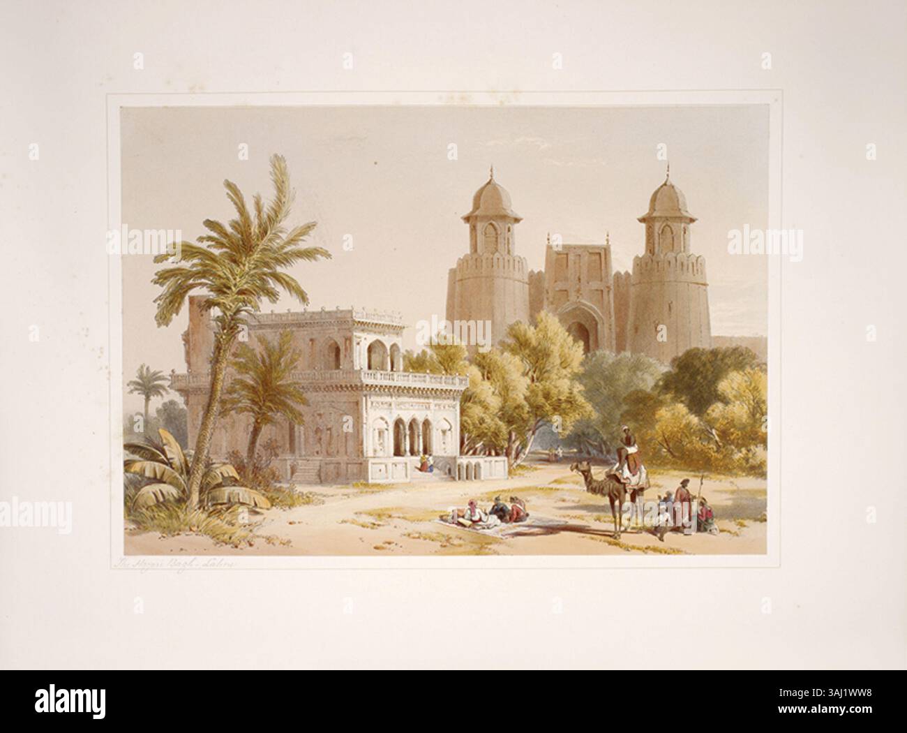 This lithograph from the 1847 'Recollections of India' series showcases ...
