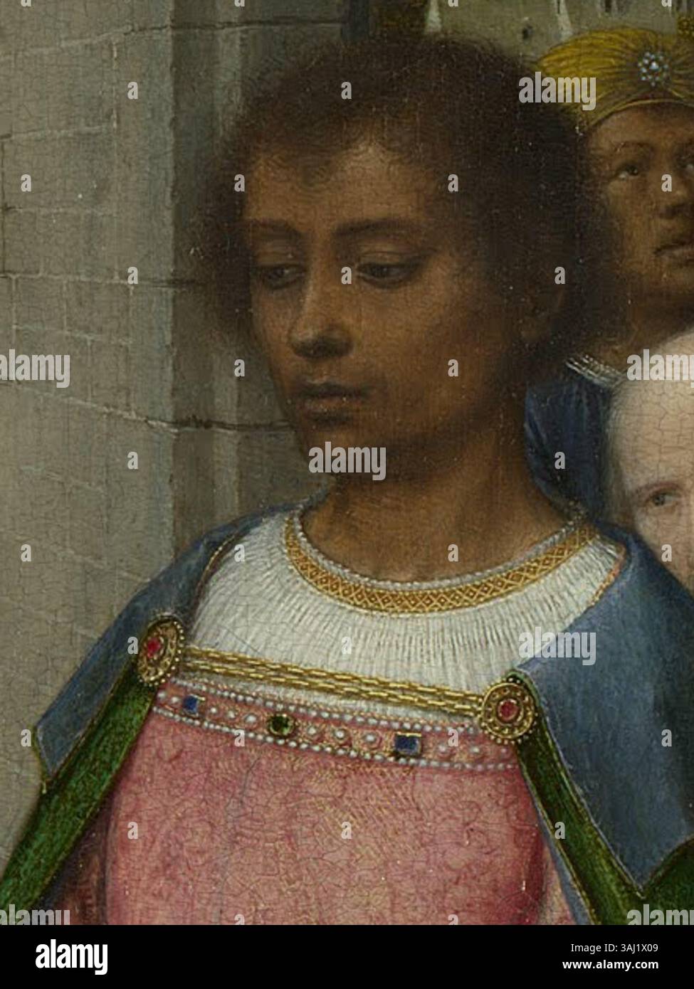 Gerard David's Adoration of the Kings, painted around 1515, depicts the ...