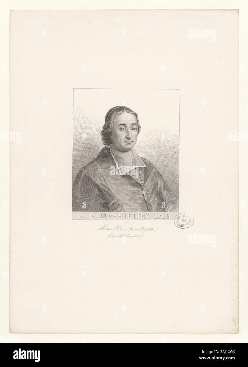 This intaglio print from the Boyer collection depicts Jean-Baptiste ...