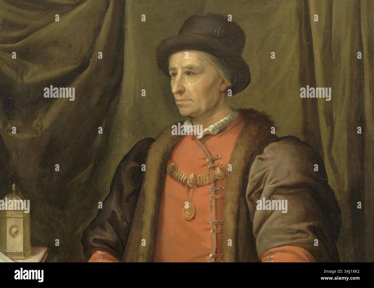 Jean Léonard Lugardon’s 1836 painting of Louis XI of France shows the ...