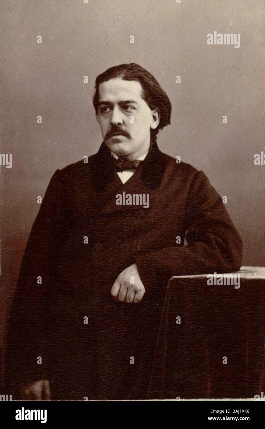 This photograph, taken between 1860 and 1865 by Nadar, captures Charles ...