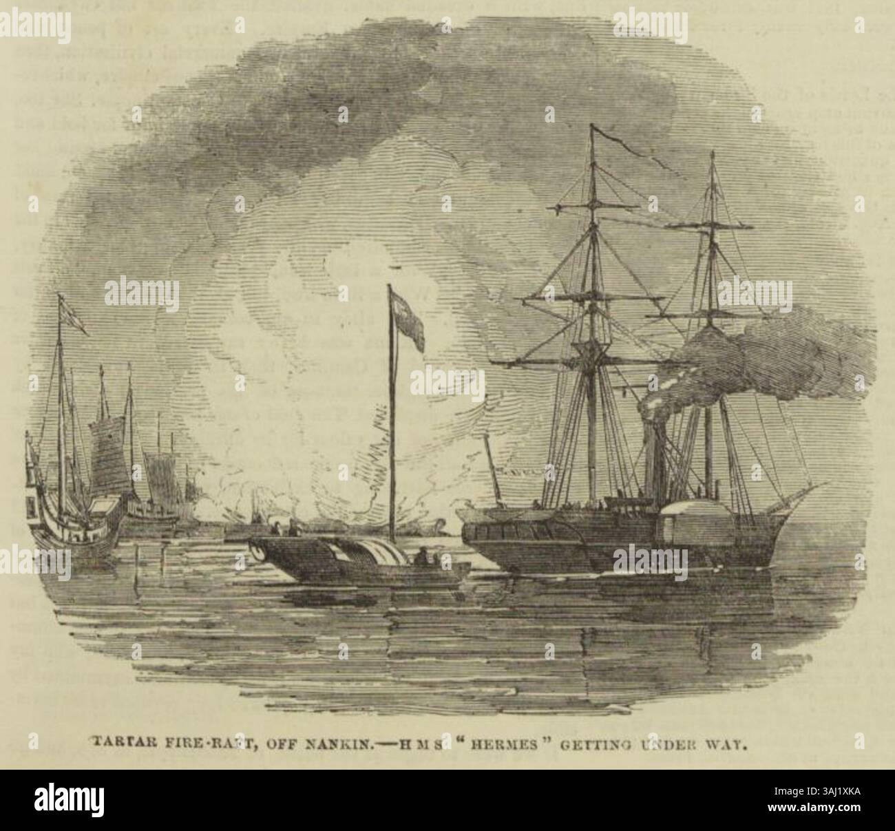 This 1853 illustration from The Illustrated London News depicts a ...