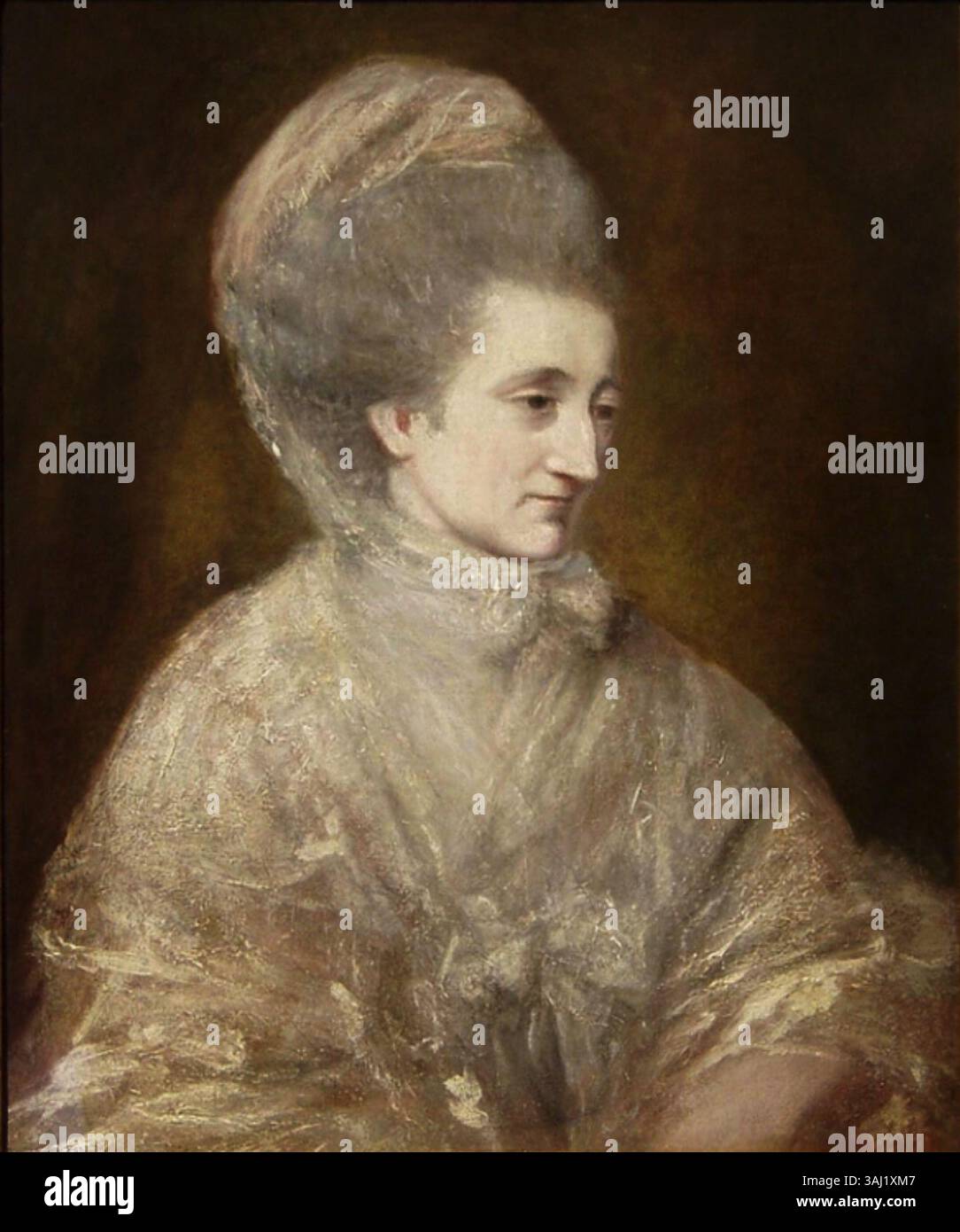 Portrait of Elizabeth Montagu (1718-1800), wife of Edward Montagu ...