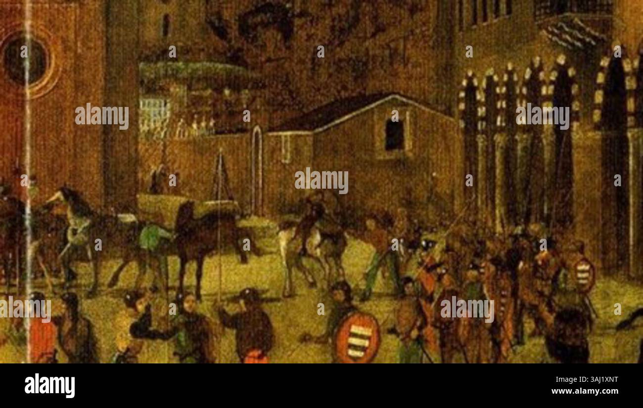 'La Cacciata dei Bonacolsi da Mantova' (The Expulsion of the Bonacolsi ...