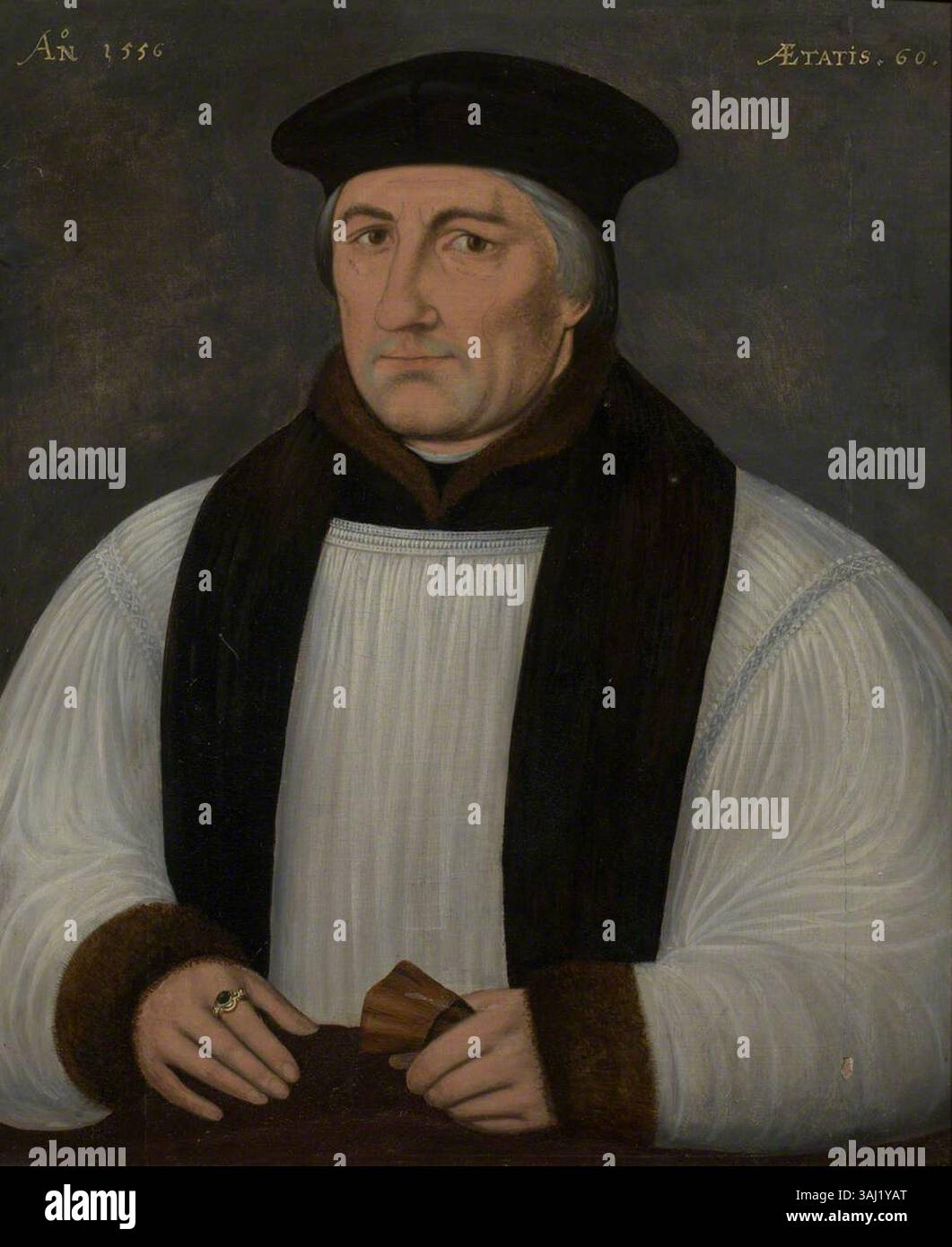 This 1556 portrait of Stephen Gardiner, Bishop of Winchester, created ...