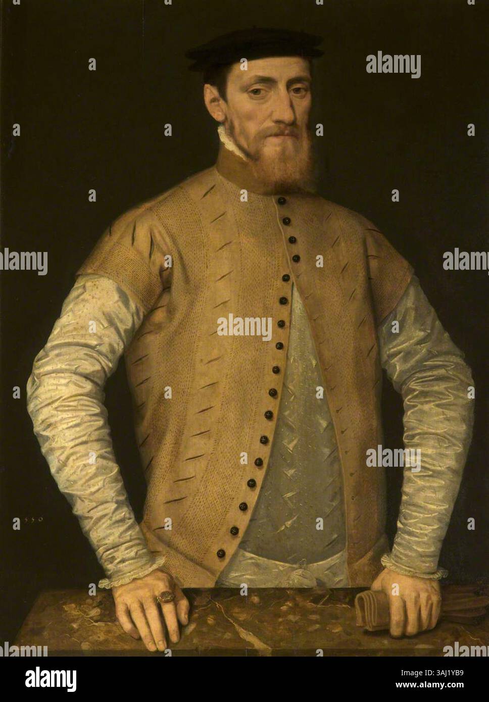 Attributed to Steven van der Meulen, this 16th-century portrait possibly depicts Sir John ...