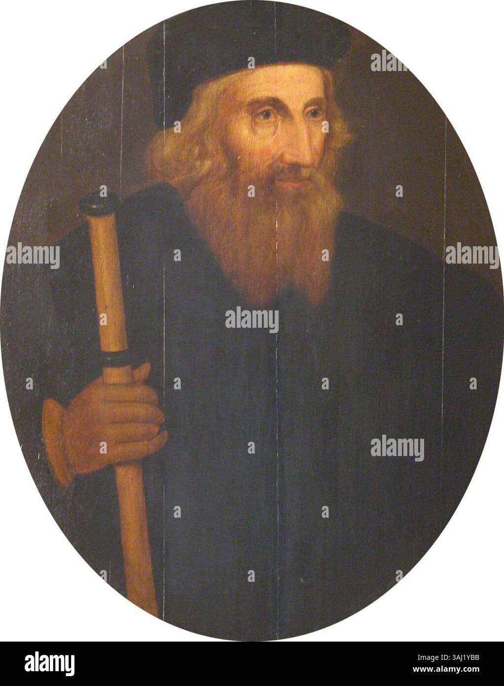 This portrait of John Wycliffe, painted around 1600, captures the 14th ...