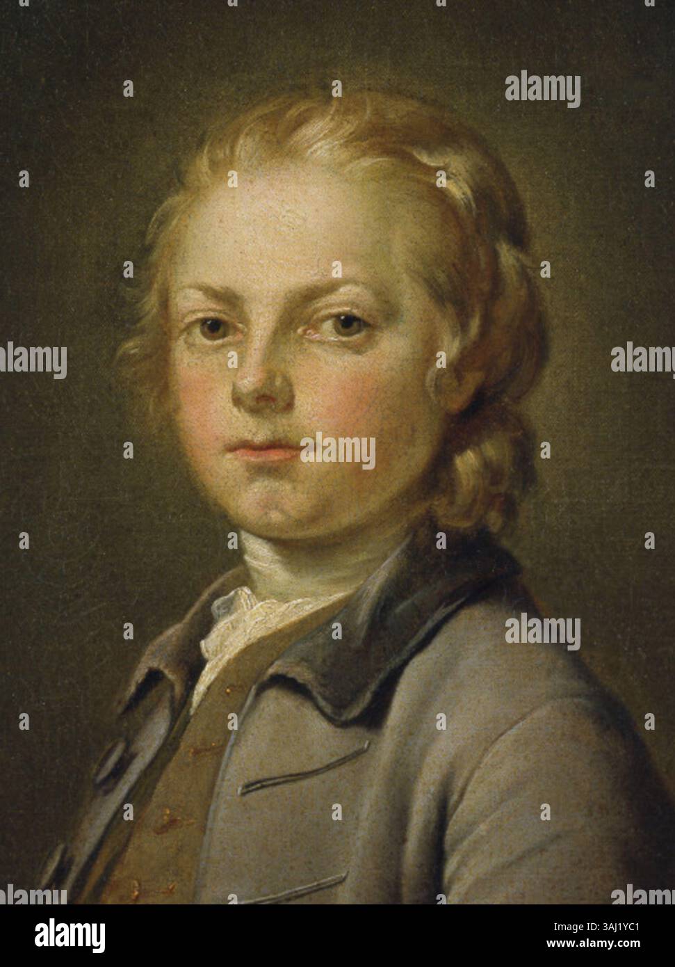 Portrait of Thomas Nelson Jr., painted by Mason Chamberlin in the 18th ...