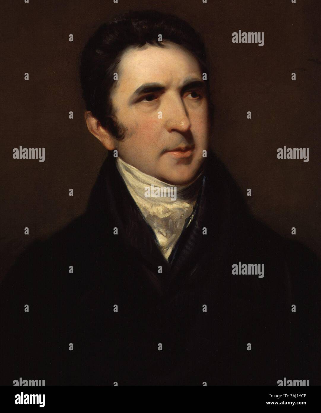 This portrait of Sir John Barrow, 1st Baronet, by John Jackson, dates ...