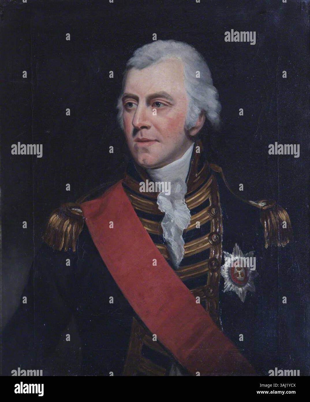 This 19th-century British portrait, based on the original by John Opie, depicts Admiral Sir John ...