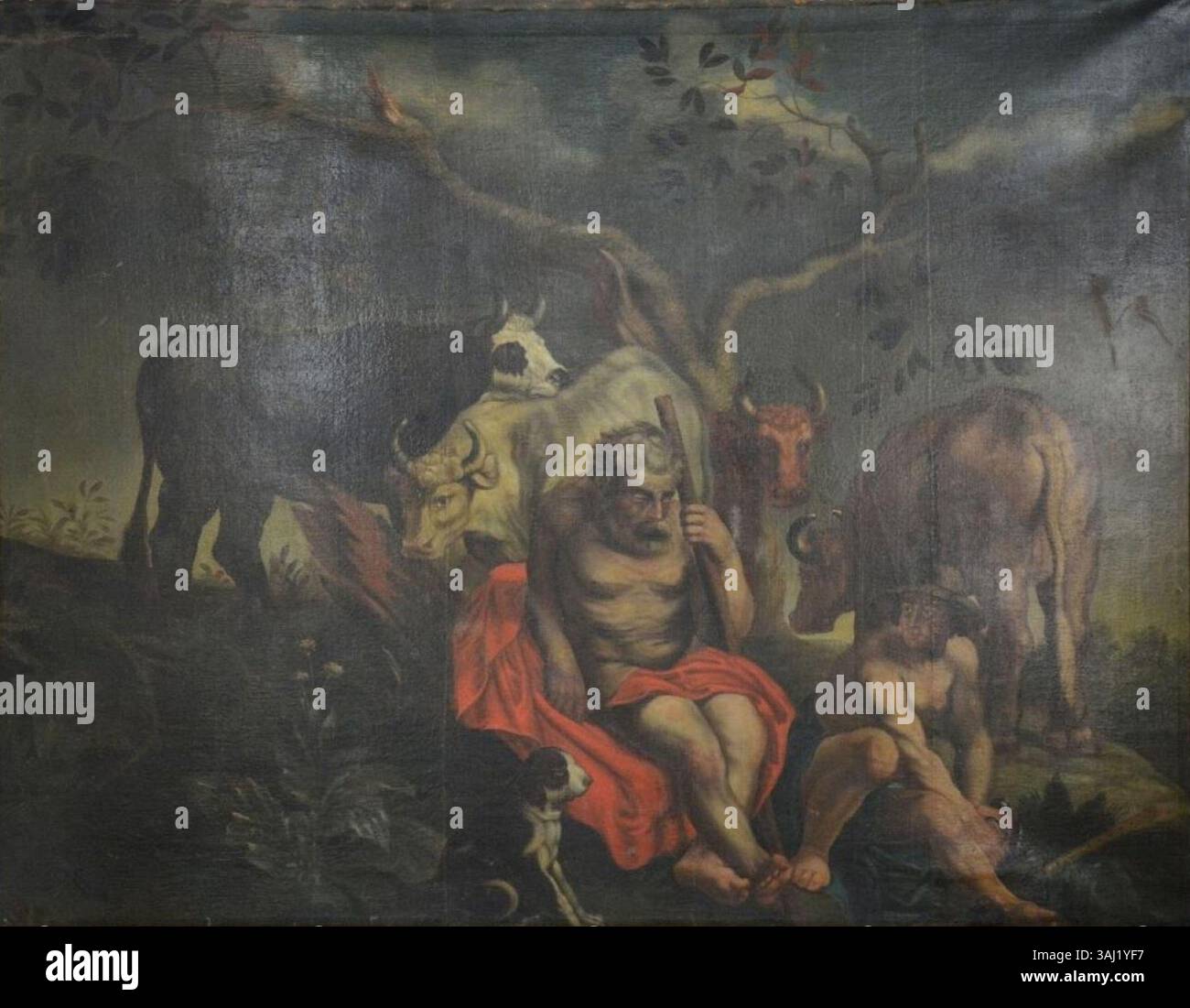 *Paris na gori Ida* (Paris on Mount Ida), an oil painting from the ...