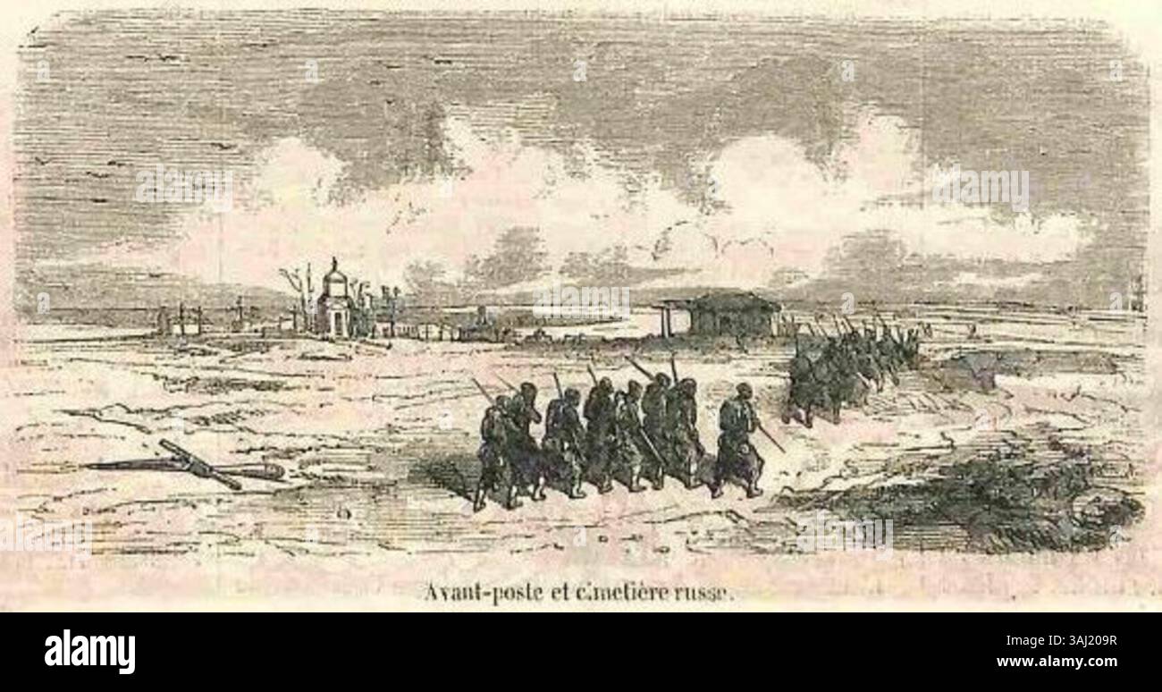 This image from 'L'Illustration' (February 2, 1856) depicts a Russian ...