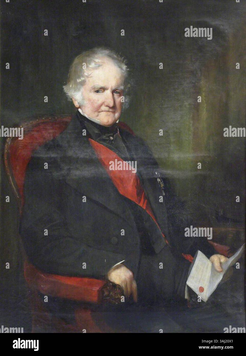 A portrait of Admiral Sir John West (1774-1862), painted between 1830 ...