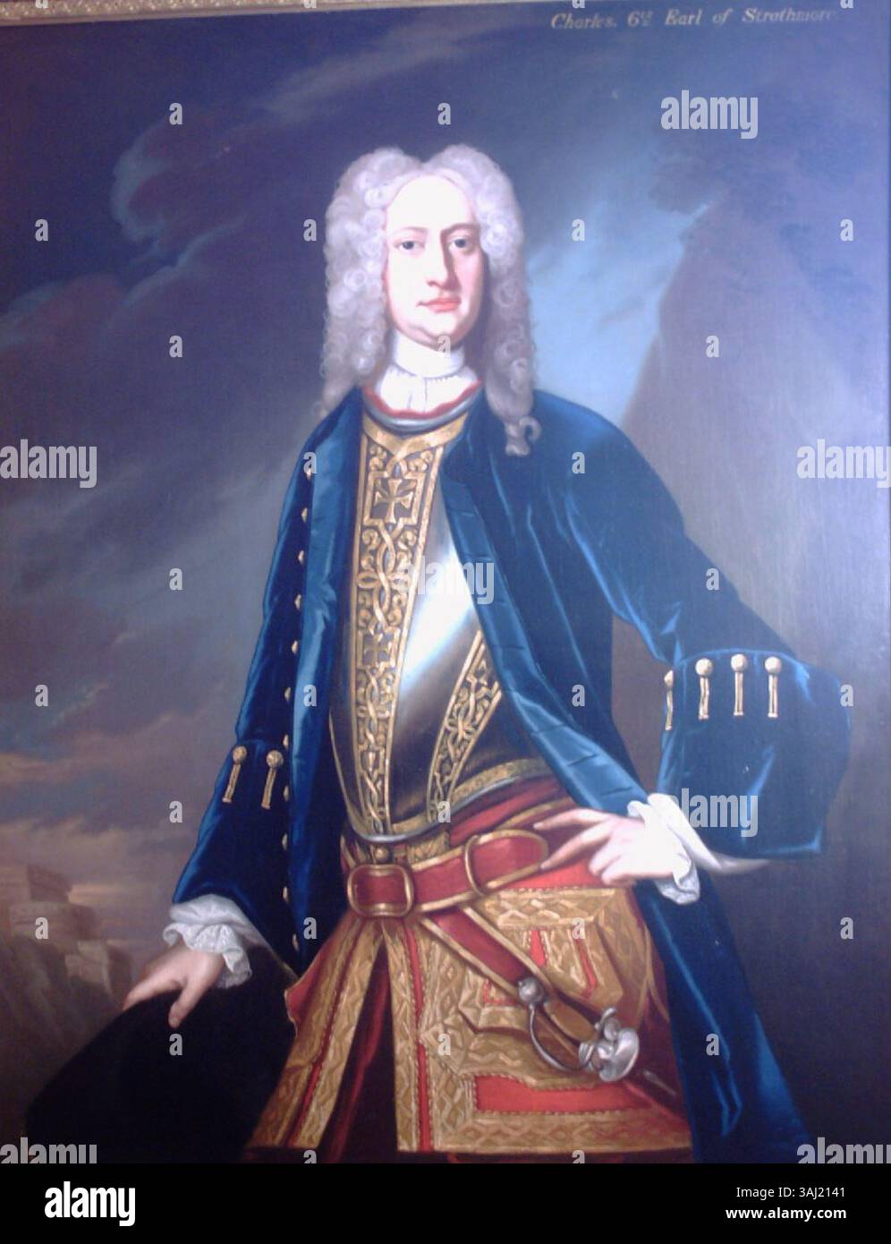 This portrait of Charles Lyon, 6th Earl of Strathmore, depicts the ...