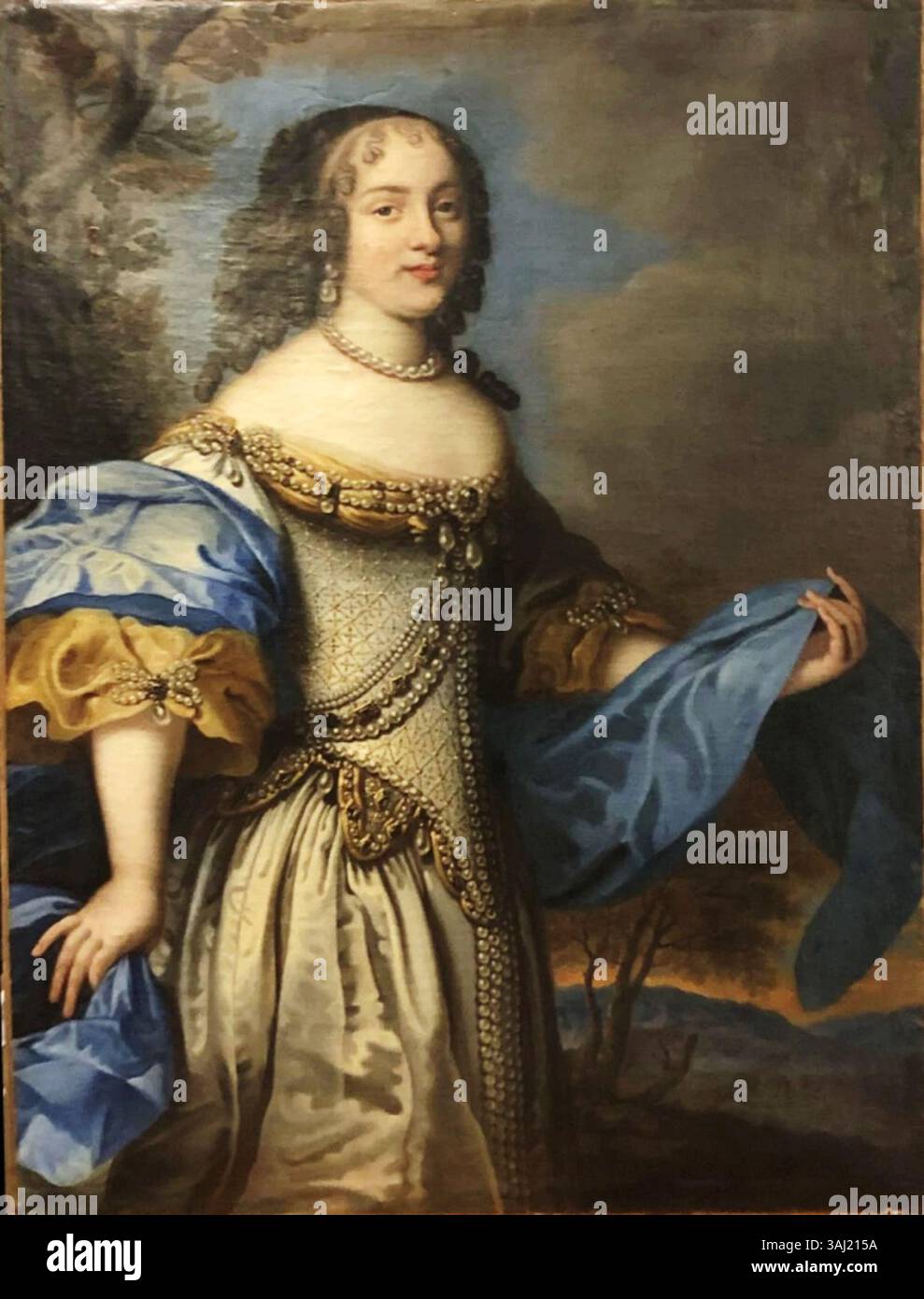This 17th-century portrait, attributed to the Beaubrun family, portrays a lady dressed as Diana ...