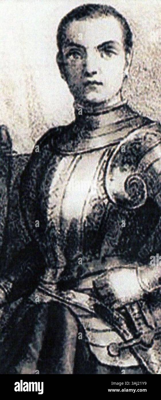 This portrait, created around 1490, depicts Oliverotto Euffreducci, an ...